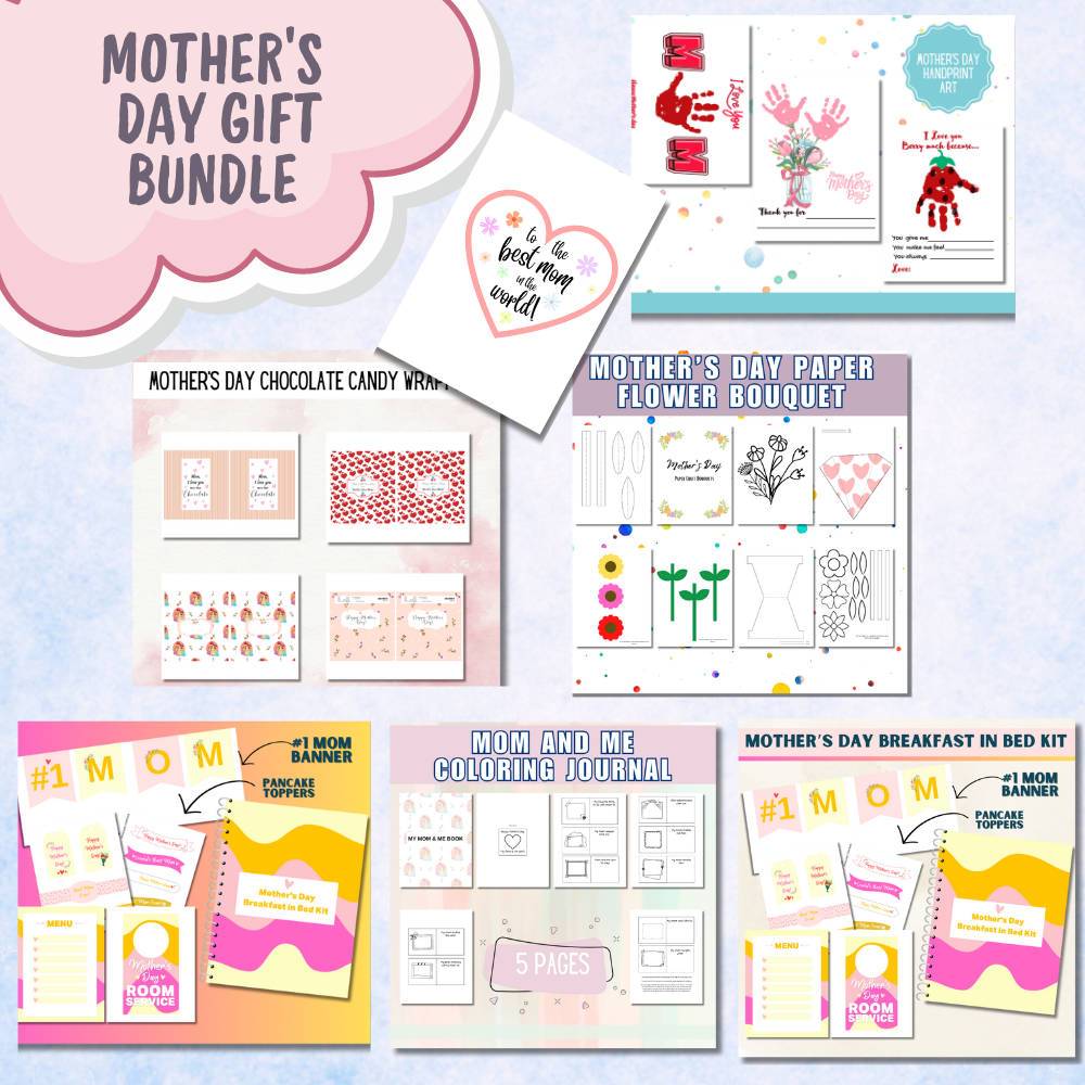 Mother's Day Printable Gift Bundle – 24hourprintables.com