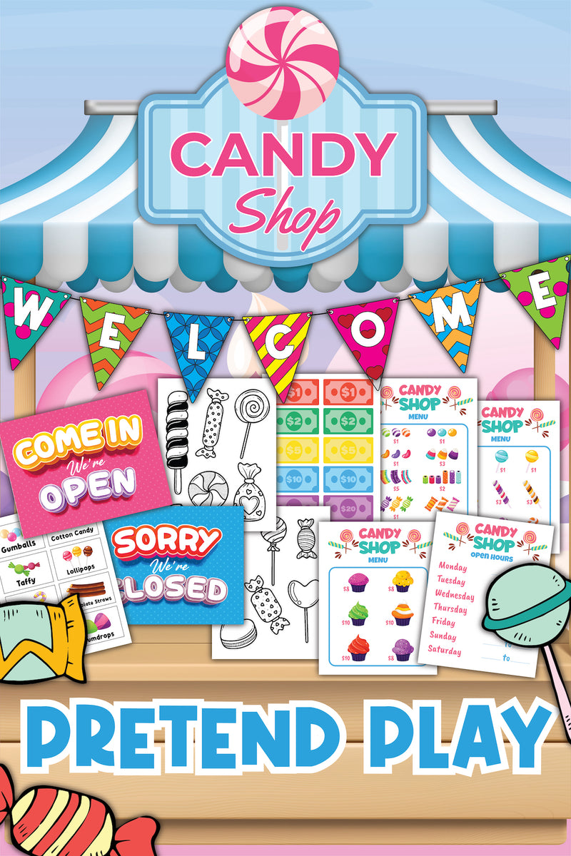 Sweet Candy Shop Imaginative Play Printables (15 Pages ...