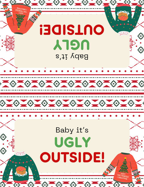 Ugly Sweater Christmas Party Printables (24 Pages Total ...