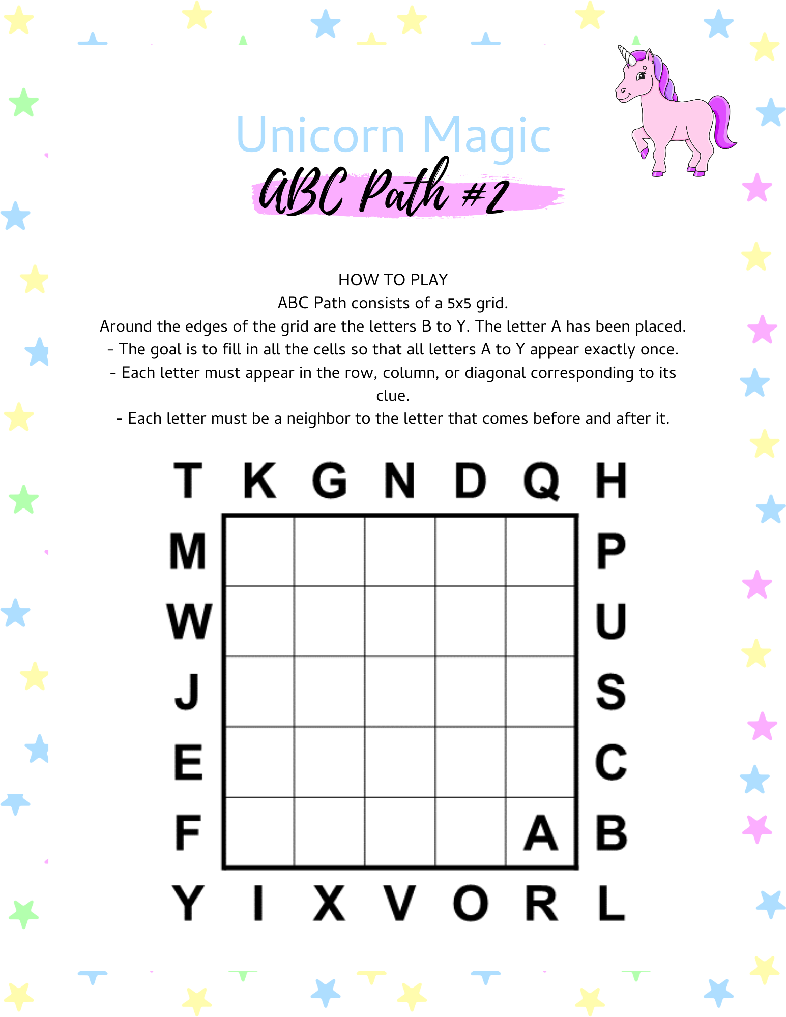 Unicorn Games and Coloring Pages with Solutions (92 Pages Total ...