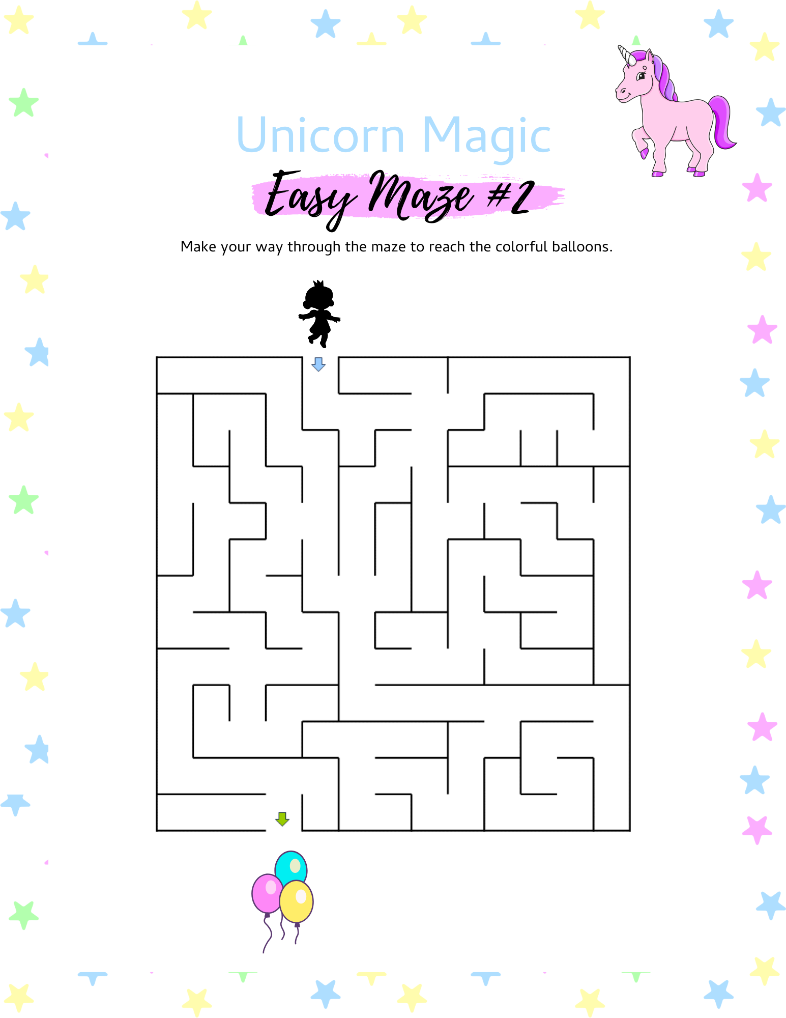 Unicorn Games and Coloring Pages with Solutions (92 Pages Total ...