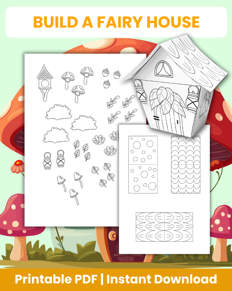 Build A Fairy House 3D Printable Craft – 24hourprintables.com