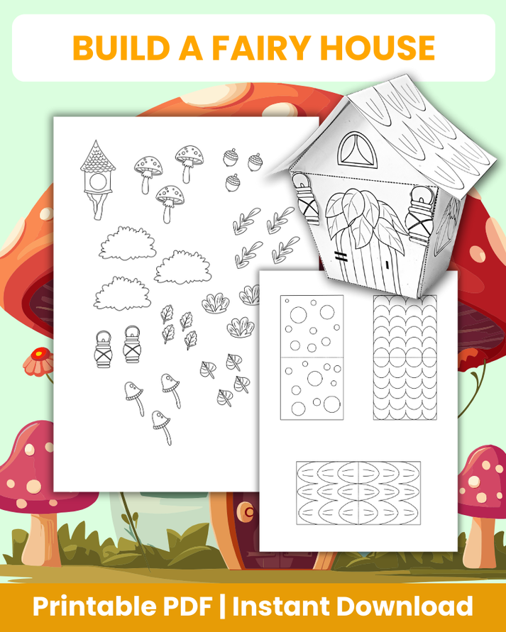 Build A Fairy House 3D Printable Craft – 24hourprintables.com