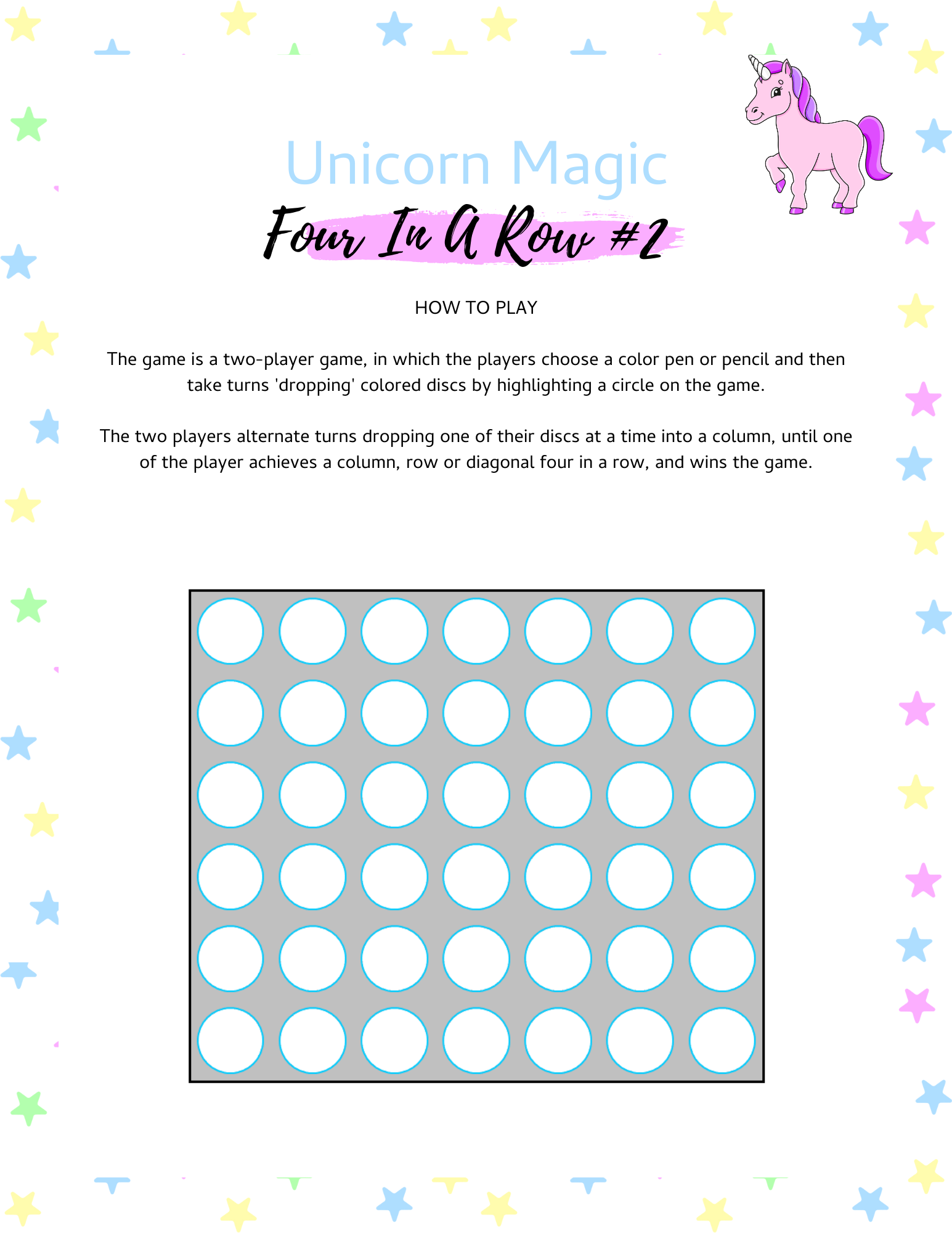 Unicorn Games and Coloring Pages with Solutions (92 Pages Total ...