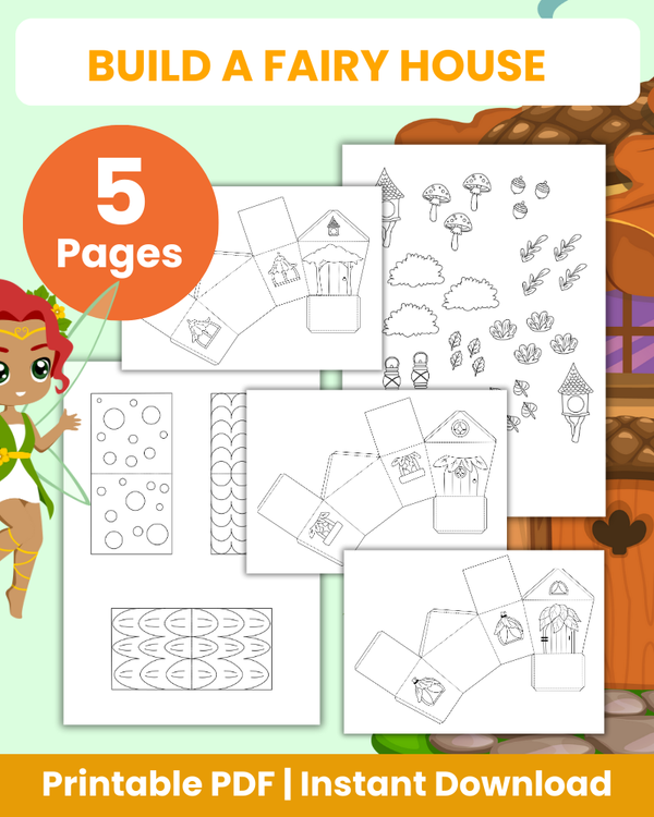Build A Fairy House 3D Printable Craft – 24hourprintables.com