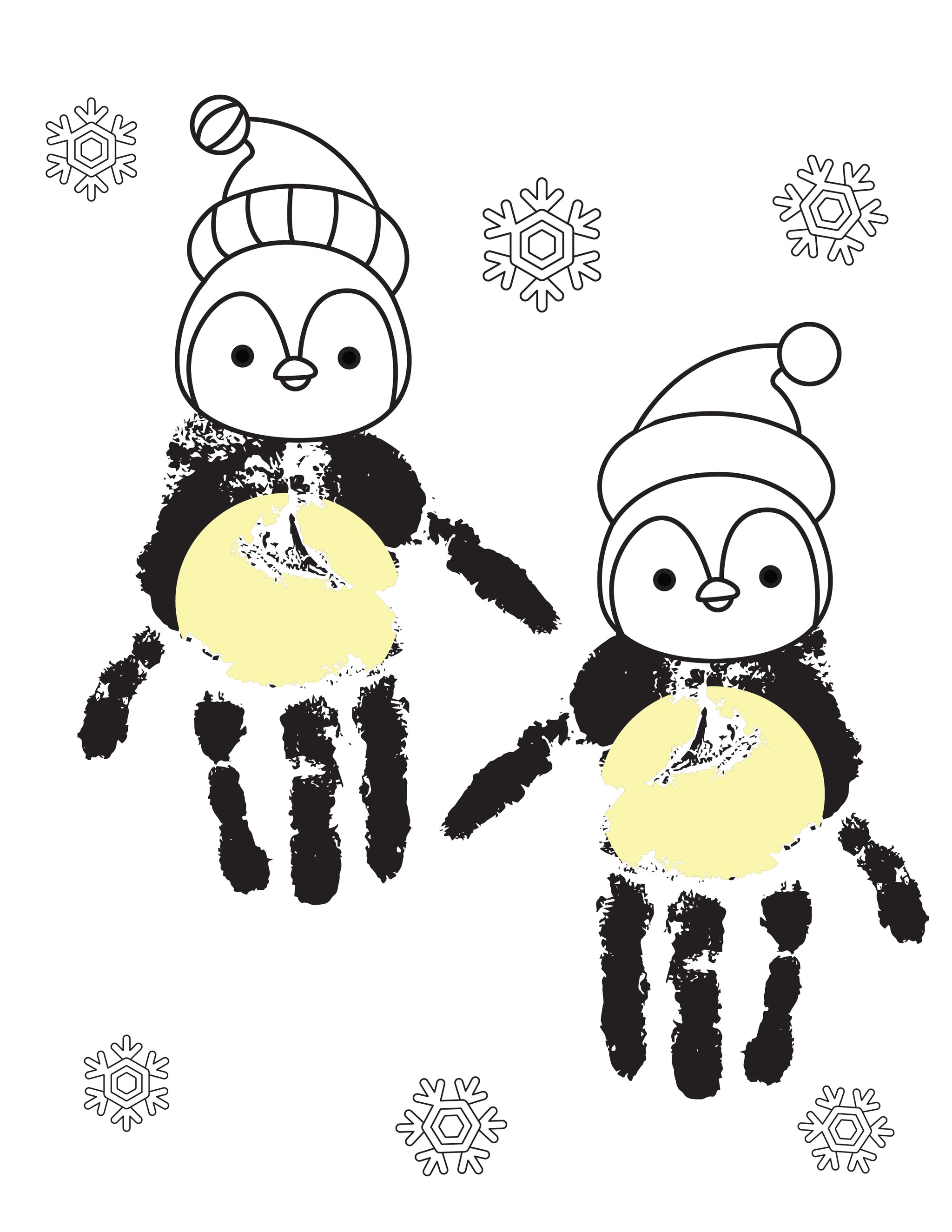 Ultimate Handprint and Footprint Art Bundle (Includes 72 Pages ...