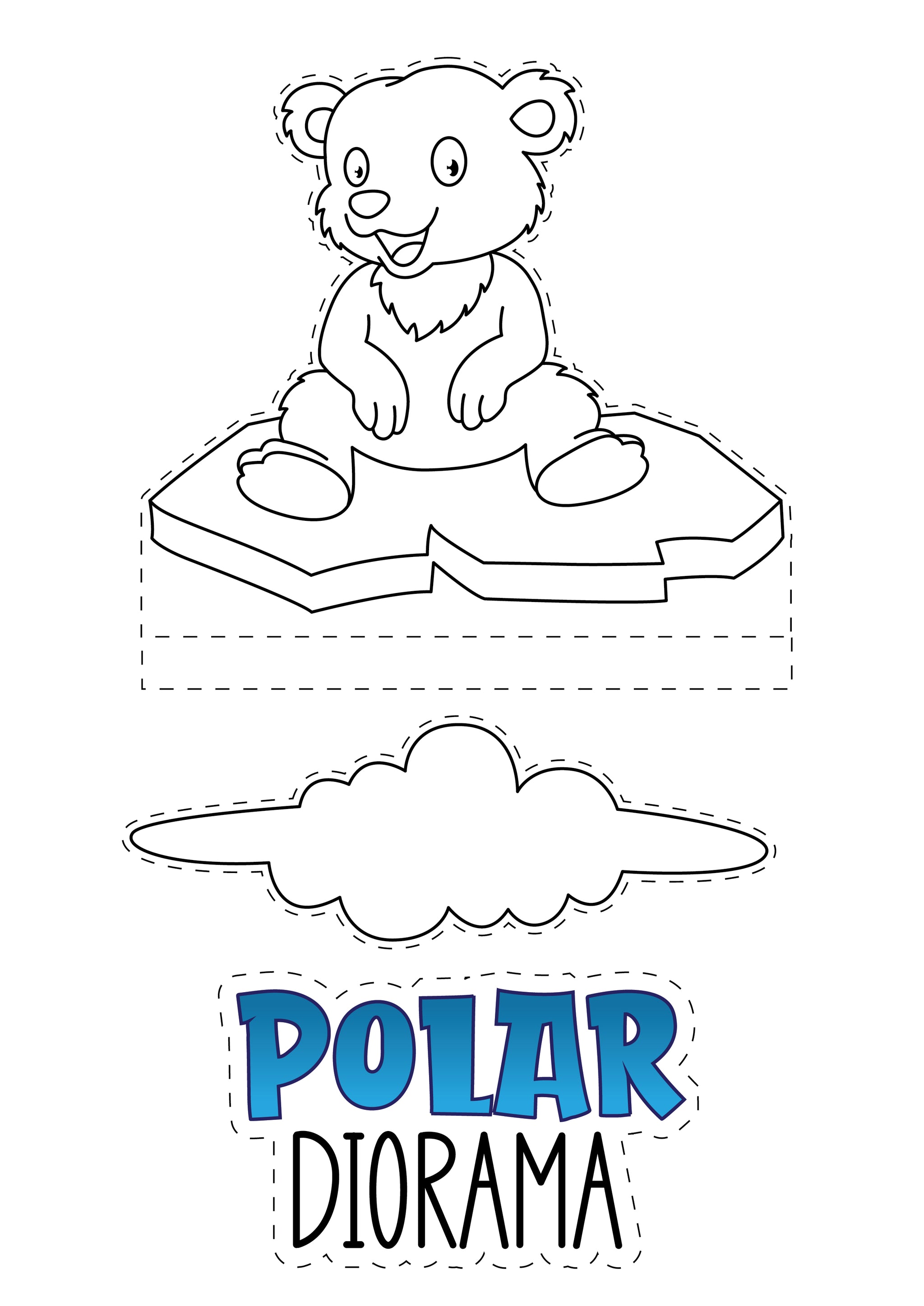 Printable Polar Diorama (6 Pages) – 24hourprintables.com