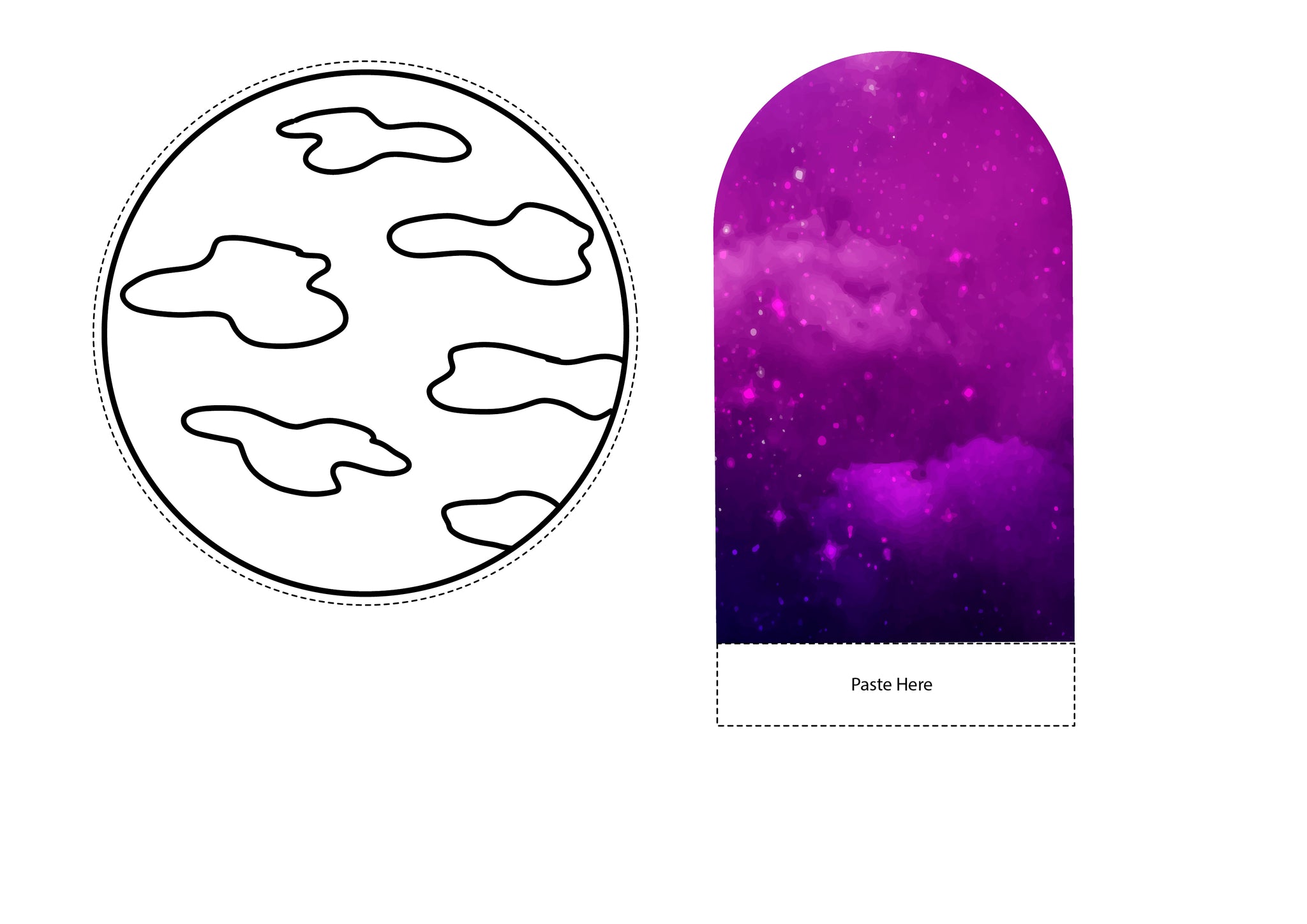 Solar System Printable Diorama (8 Pages) – 24hourprintables.com