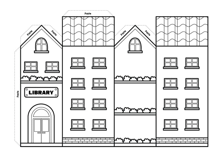 Back to School Paper Craft (6 Printable Pages) – 24hourprintables.com