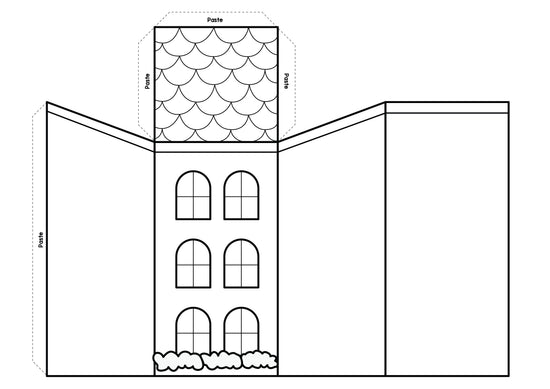 Back to School Paper Craft (6 Printable Pages) – 24hourprintables.com