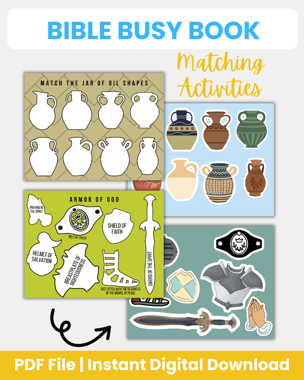Bible Busy Book Printable - 34 Pages – 24hourprintables.com