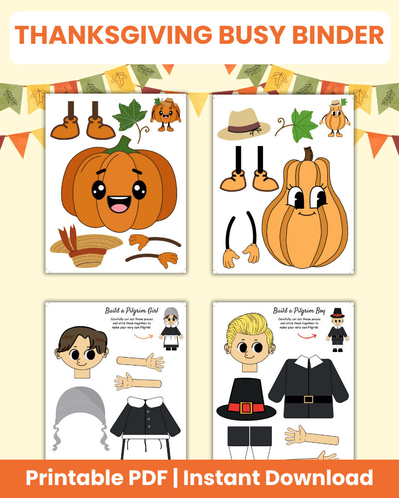 Thanksgiving Printable Busy Binder – 24hourprintables.com