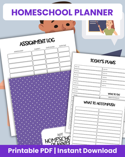 Homeschool Planner (58 Pages) – 24hourprintables.com