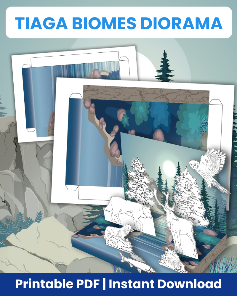 Tiaga Biomes Diorama Printable – 24hourprintables.com