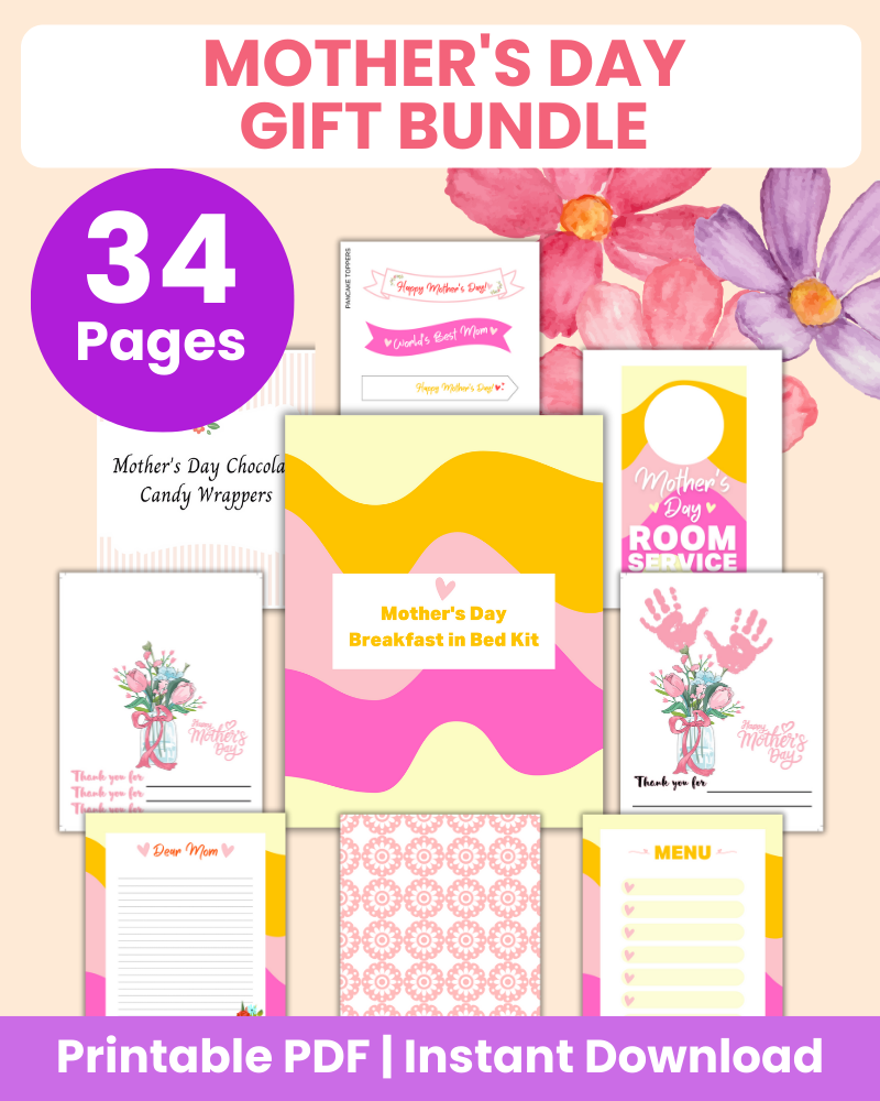 Mother's Day Printable Gift Bundle – 24hourprintables.com