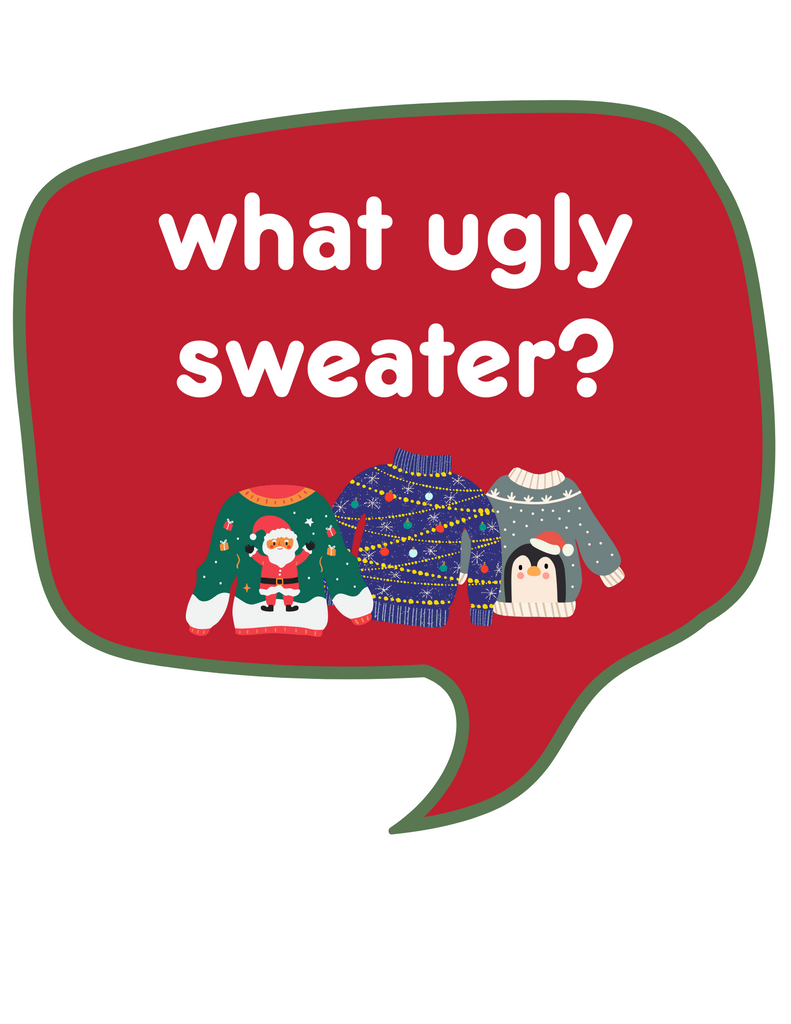 Ugly Sweater Christmas Party Printables (24 Pages Total ...