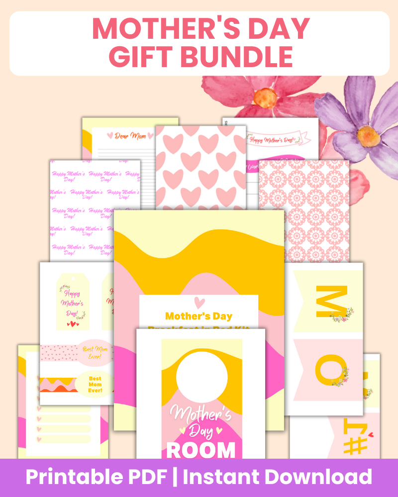 Mother's Day Printable Gift Bundle – 24hourprintables.com