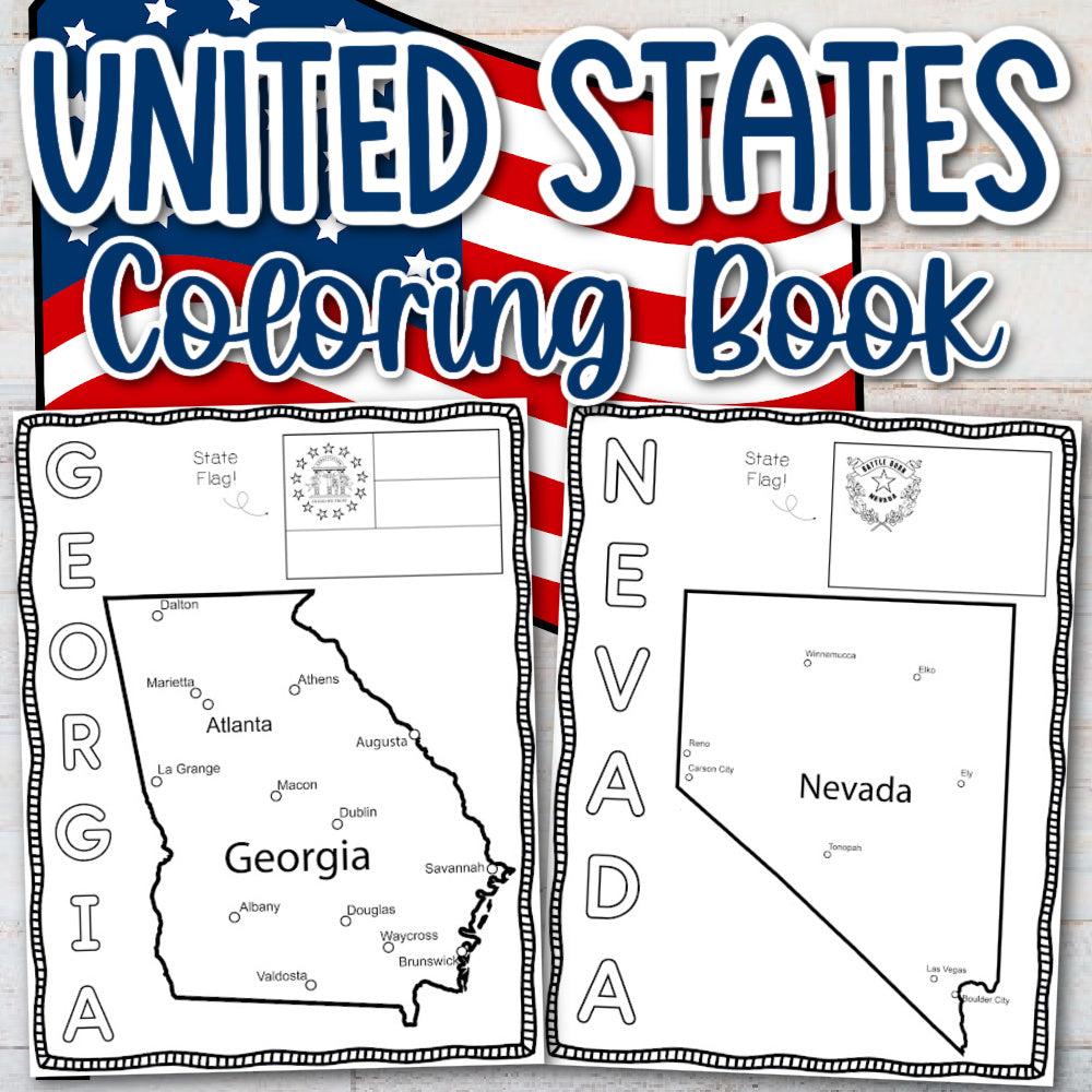 United States of America - Study the States Bundle (200 Total Pages ...