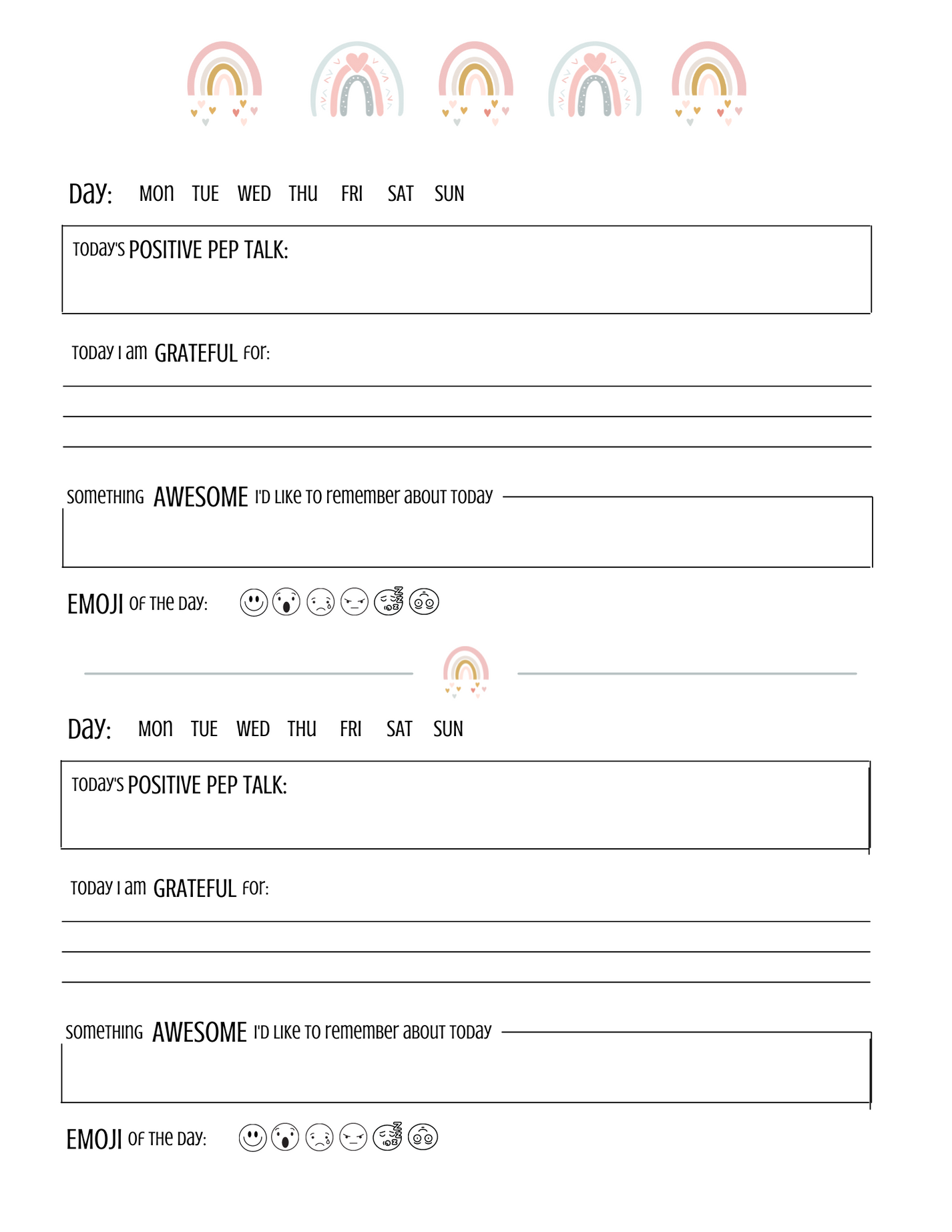 Gratitude Journal for Teens (30+ Pages) – 24hourprintables.com