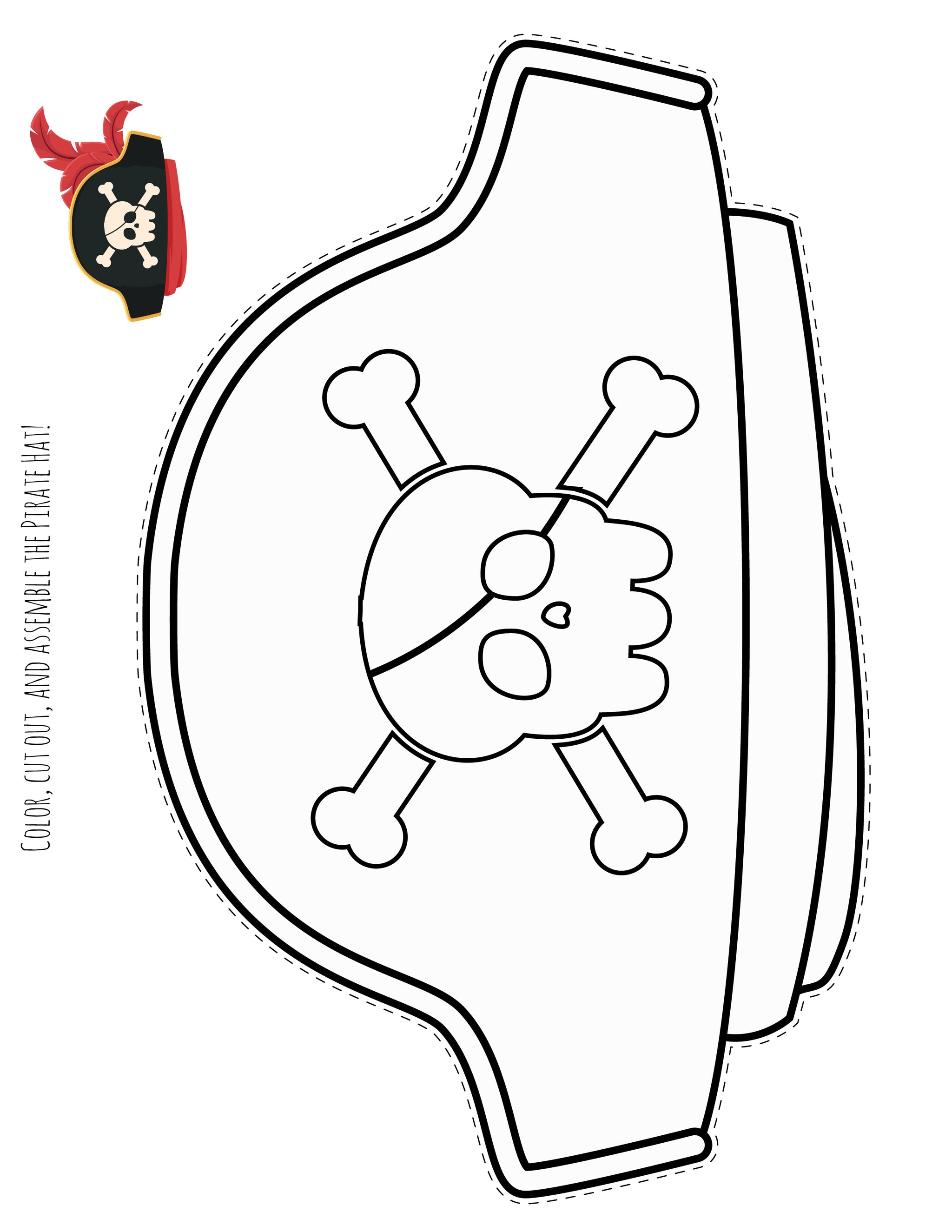 Pirate Pretend Play Printable Pack (13 Pages) – 24hourprintables.com