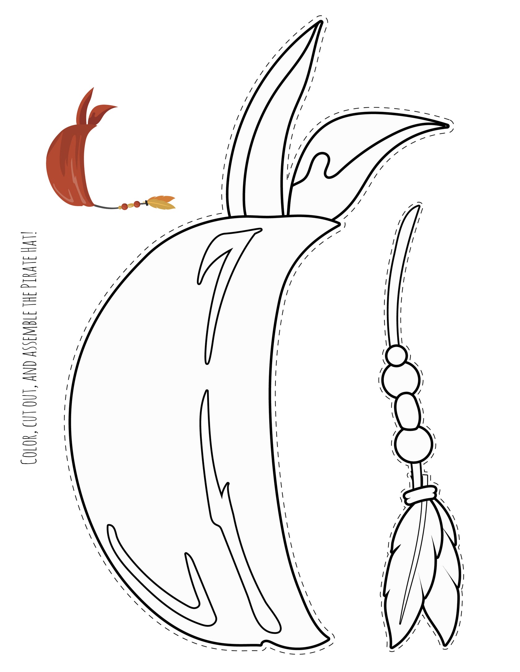 Pirate Pretend Play Printable Pack (13 Pages) – 24hourprintables.com