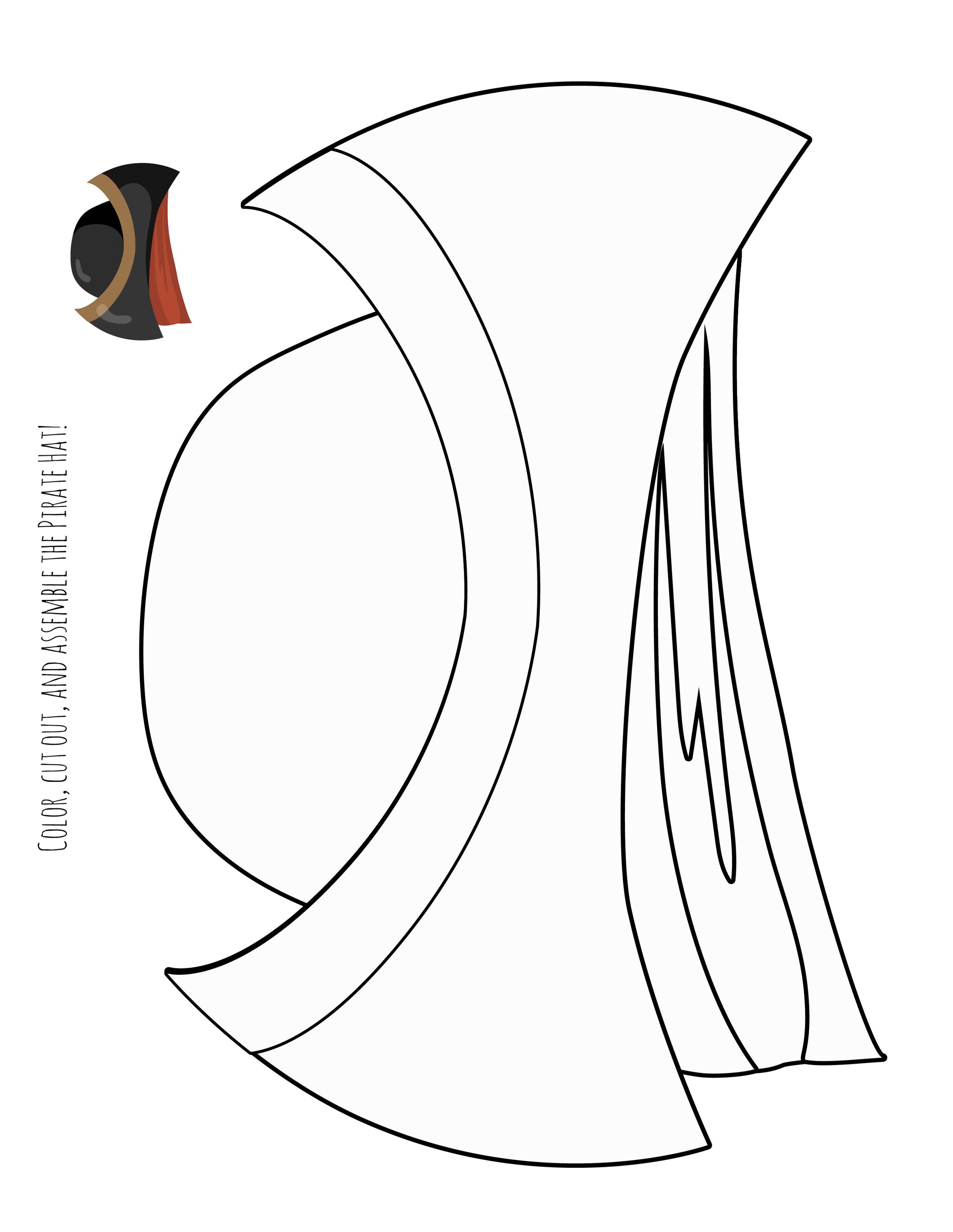 Pirate Pretend Play Printable Pack (13 Pages) – 24hourprintables.com