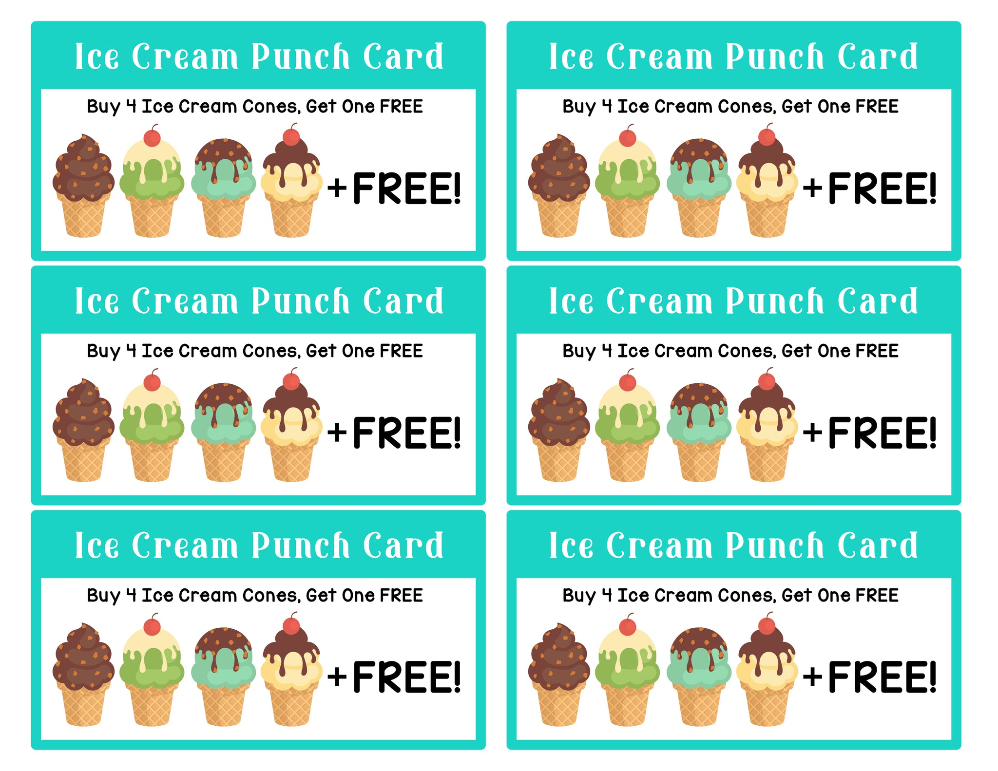 Ice Cream Pretend Play Shop (15 Pages) – 24hourprintables.com
