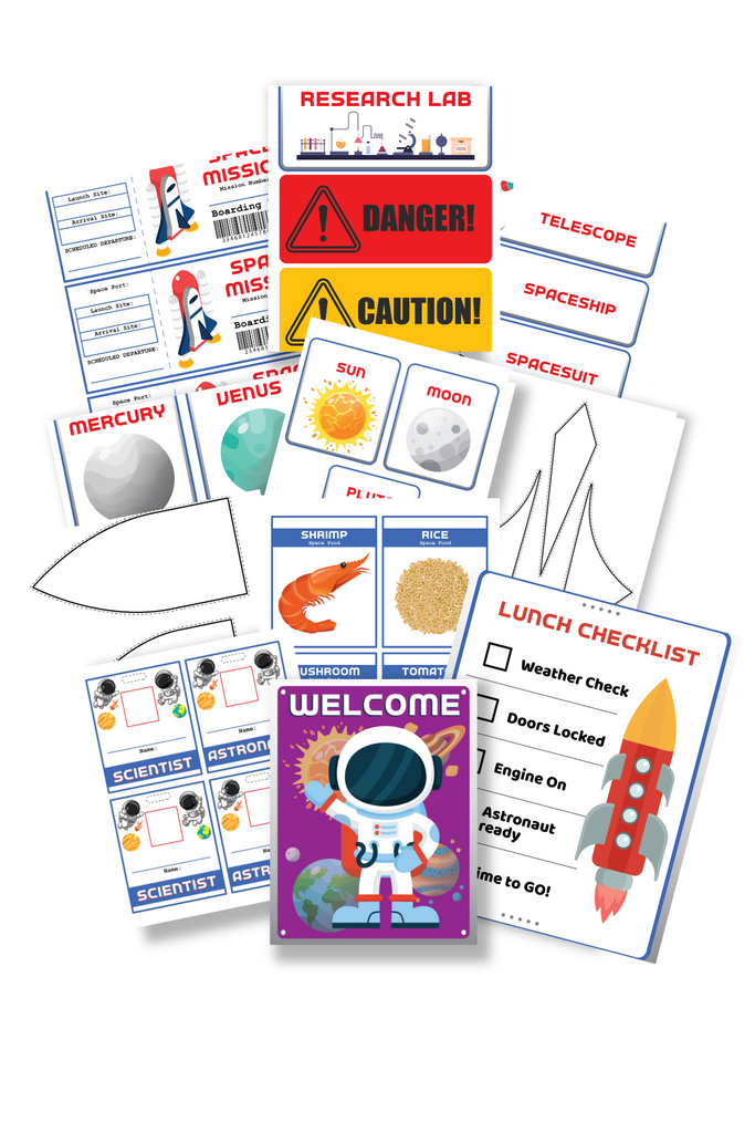 OUTER SPACE Imaginative Play Printable Pack (17 Pages ...