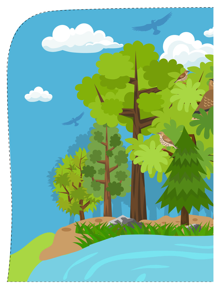 Pond Diorama Printable (8 Pages) – 24hourprintables.com